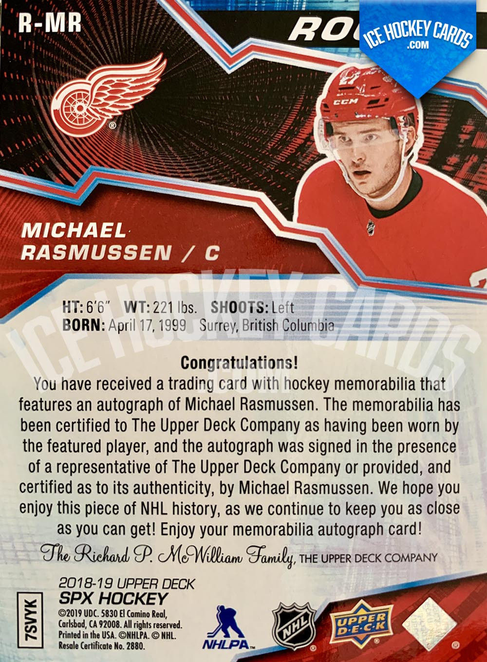 All Hockey Cards - IceHockeyCards.com
